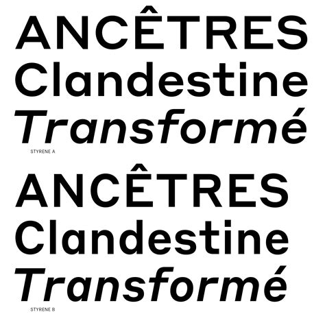 Styrene Typographica