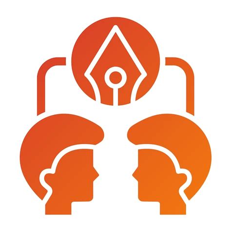 Premium Vector Vector Design Collaborative Design Icon Style