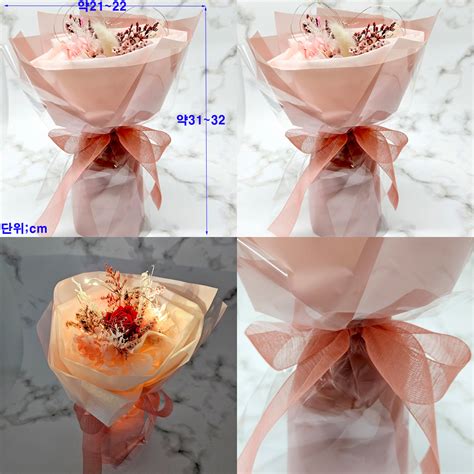 상품 상세보기 프리저브드드라이플라워 프리저브드완제품71프리저브드장미1송이랜덤발송6다발led