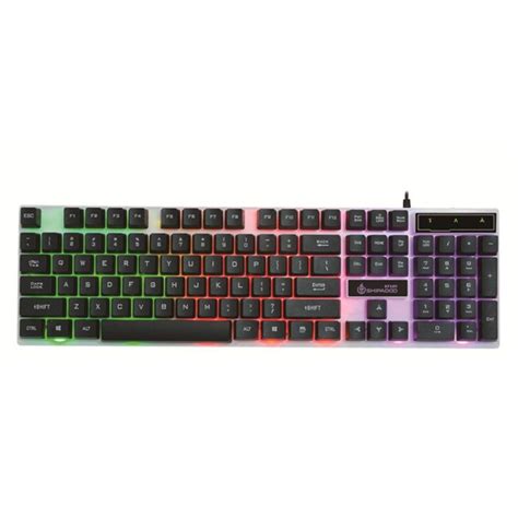 Usb Computer Wired Keyboard Colorful Backlit Game Vicedeal