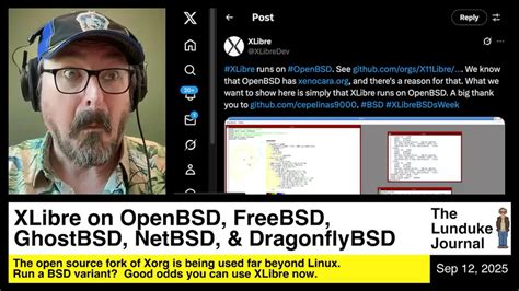 Shared Post Xlibre On Openbsd Freebsd Ghostbsd Netbsd And Dragonflybsd