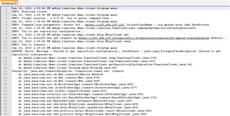 how to generate log file for connector
