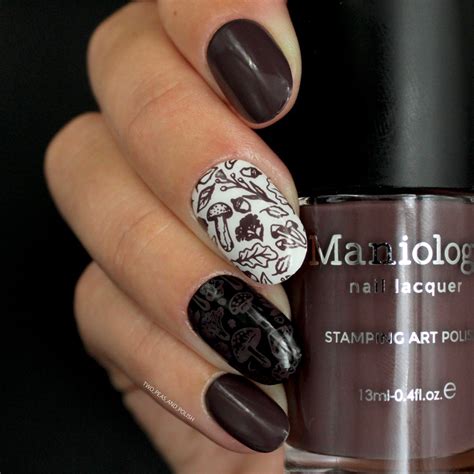 Boba Manixme April 2020 Brown Stamping Polish Maniology