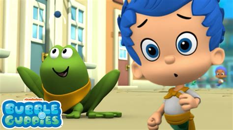 Gils Adventure Race With The Bullfrogs 🐸 Bubble Guppies Youtube