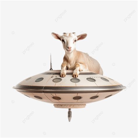 우주선 Ufo에 귀여운 염소 외계인 타다 헬멧 Png 일러스트 및 이미지 에 대한 무료 다운로드 Pngtree