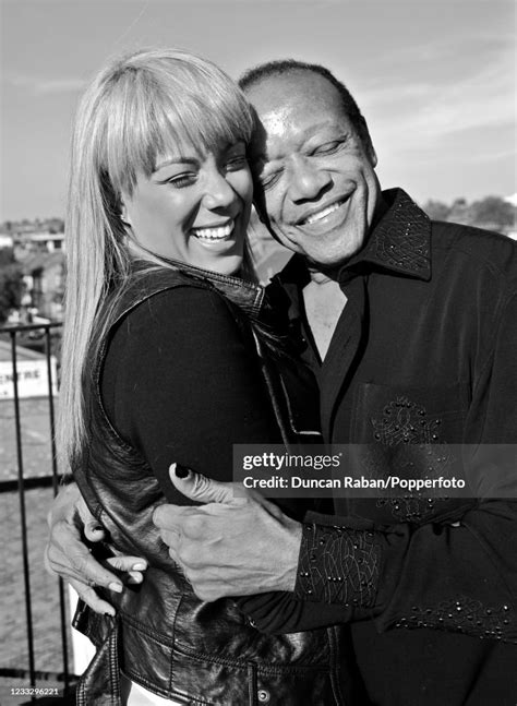 American Singer Bobby Womack And His Daughter Ginare In London News