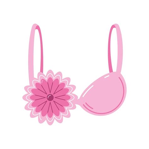 Premium Vector Breast Cancer Awareness Pink Bra Illustration