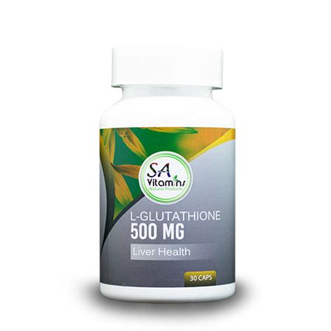 L Glutathione 500mg 30 Capsules Sa Vitamins