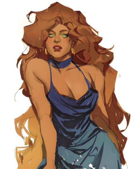 [fan Art] Starfire By Halussy R Dccomics