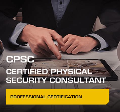 CPSC Certification Counter Terrorism Certification Board