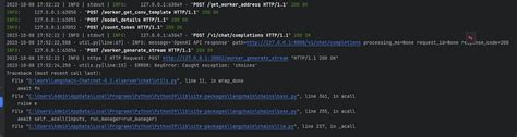 Bug Win环境中，使用cpu运行模型，程序启动成功，页面渲染完成，输入问题后，后端出现报错 · Issue 1698