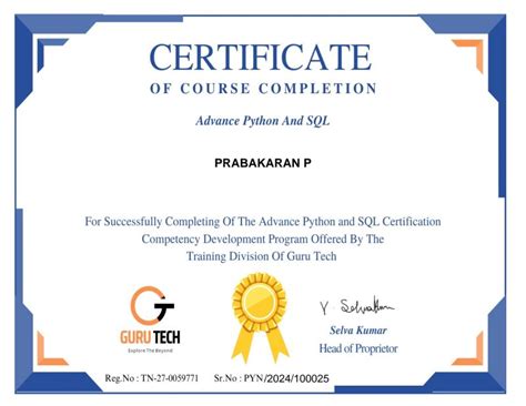 Gurutech Pythonprogramming Sql Certification Professionaldevelopment Techskills