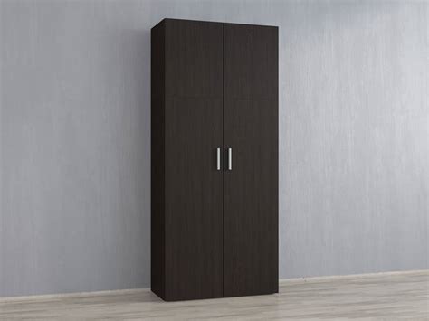 Шафа для одягу з прямими полицями з ДСП для дому розпашна Ii F 86 ціна 2849 ₴ купити на Prom