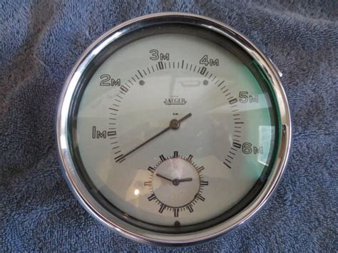 Mg Tc Or Td Chronometric Tach With Working Clock Buy Sell And Trade
