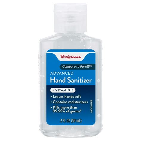 Walgreens Advanced Hand Sanitizer Walgreens