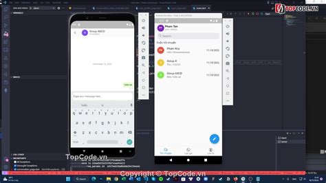Ứng Dụng Chat Trên Androidios1vs1 Group Sử Dụng Flutter Nodejsmongodb Và Socketio
