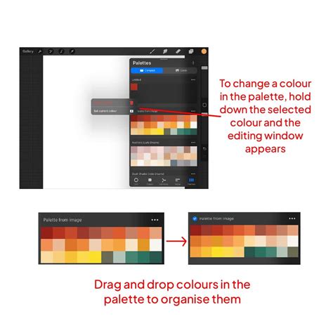 How To Make Color Palette In Procreate Brush Galaxy