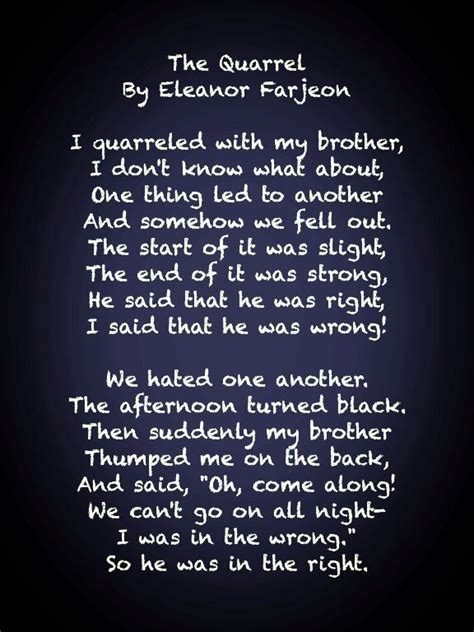 a poem written in white on a black background