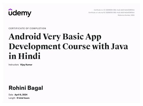 Rohini Bagal On Linkedin Android Udemy