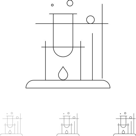 Like Science Space Bold And Thin Black Line Icon Set 19102775 Vector Art At Vecteezy