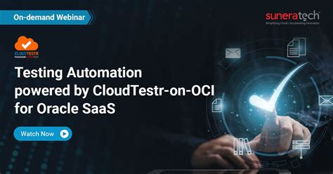 suneratech on linkedin testing automation powered by cloudtestr on oci