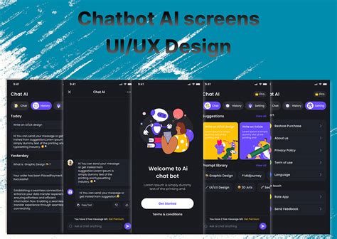 Chatbot Uiux Design Behance