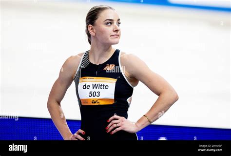 Apeldoorn Lisanne De Witte In Action During The 400 Meter Series During The First Day Of The
