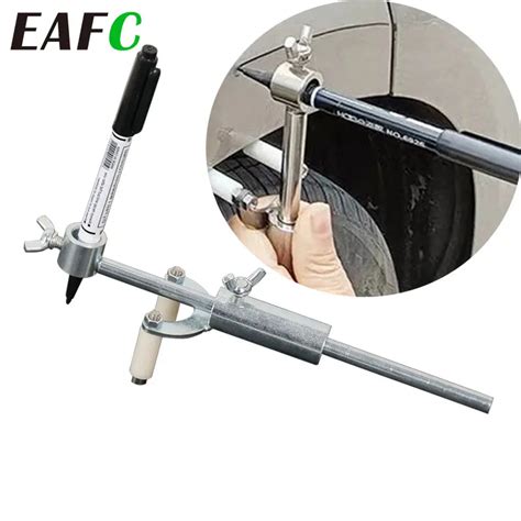 자동차 덴트 수리 휠 아치 바디 라인 마킹 도구 스테인레스 스틸 자동차 휠 눈썹 평행 스크라이버 0 20cm 조절 가능 Aliexpress