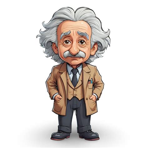 Albert Einstein Cartoon Character Albert Einstein Einstein Clipart Albert Einstein Drawing