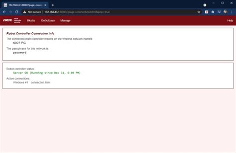 Connecting To Your Control Hub Mccaskey Robotics