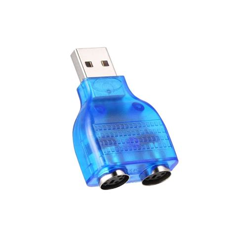 Usb To Dual Ps2 Adapter Usb A Male To Ps2 Female Converter Splitter