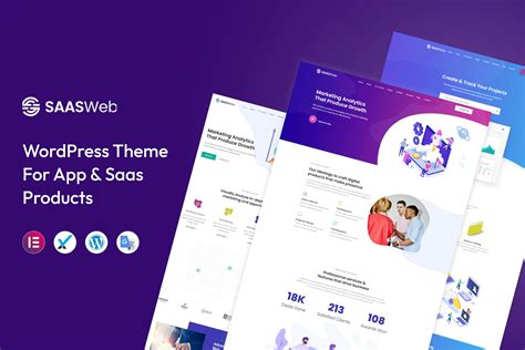 Saasweb For App Saas Products WordPress Theme