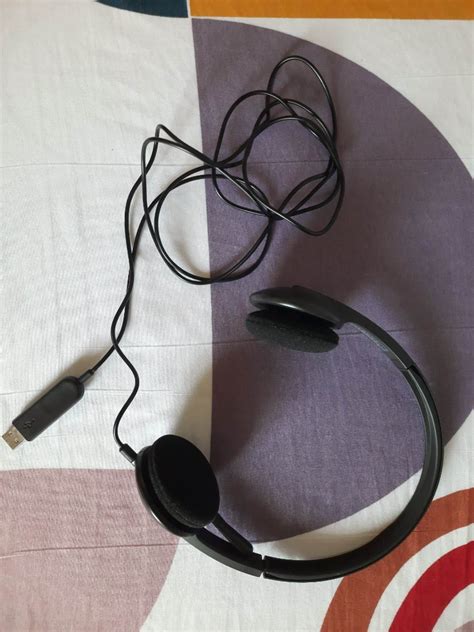 Logitech H Usb Computer Headset With Digital Audio Audio Headphones Headsets On Carousell