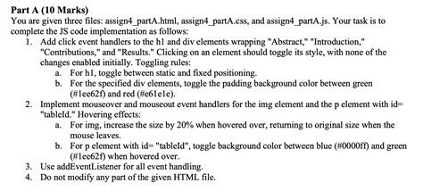 Solved Read The Instructions And Add The Codes In The