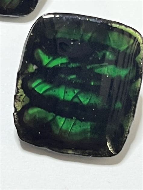 Vintage Alice Lund Denmark Ceramic Enamel Clip On Ear Gem