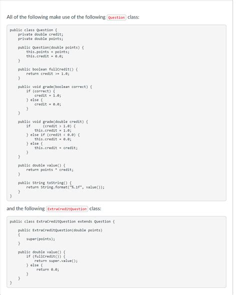 Solved All Of The Following Make Use Of The Following Chegg Com
