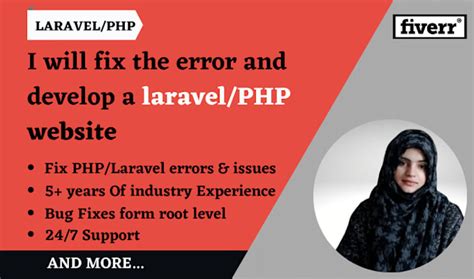 Fix Errors Bugs In Laravel Php Bootstrap Html Css Vuejs By Noorrajpoot Fiverr