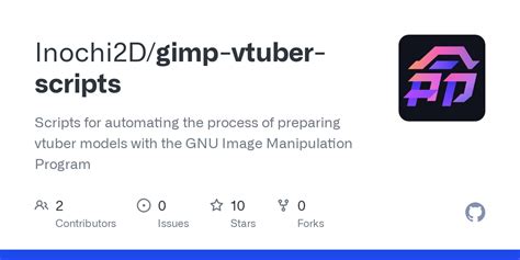 github inochi2d gimp vtuber scripts scripts for automating the