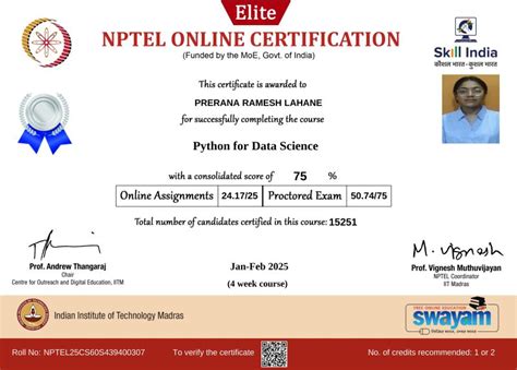 Nptel Python Datascience Learningjourney Prerana Lahane