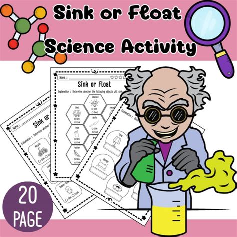 Sink Or Float Science Activity Hands On Sorting Worksheets Stem