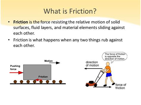 Friction Science Definition