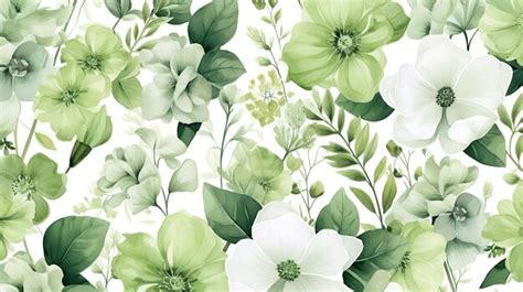 Premium Photo Girly Flower Pattern For Repeat Design Generative Ai