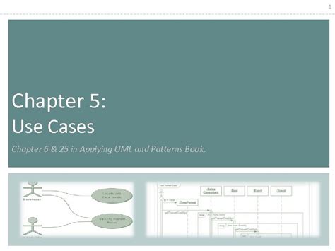 Chapter Use Cases Chapter