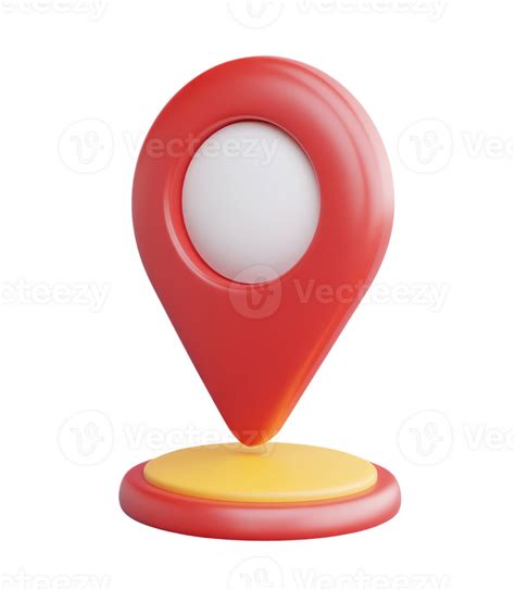 Red Map Pin Symbol 54838733 Png
