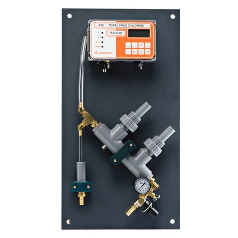 876 25 Total Free Chlorine And Ph Method Analyzer With Sample Panel Ic