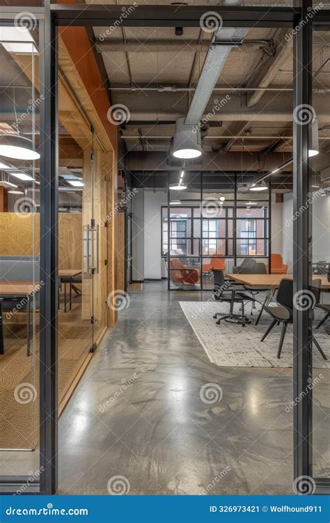 Flexible Coworking Office With Modular Furniture Movable Walls And Adaptable Workspaces To