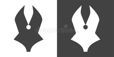Corset Icon Flat Set In Black And White Color Stock Vector Illustration Of Icon Collection