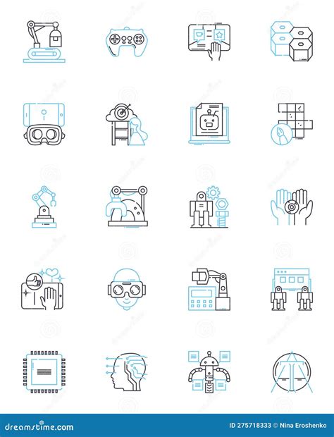 Computer Milling Machine Icon Color Outline Vector 233309299