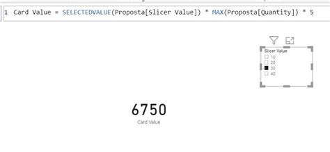 Solved Slicer Selected Value Used In Formula Microsoft Fabric Community
