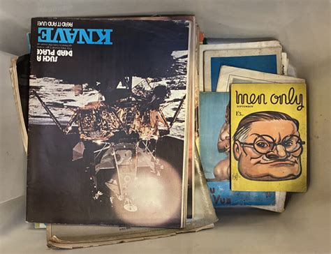 Vintage Mens Girly Magazines Southgate Auction Rooms